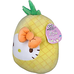 SQUISHMALLOW KellyToys - Sanrio® Hello Kitty® and Friends Squad - 12 Inch (30cm) - Pineapple Hellokitty® - Super Soft Plush Toy Animal Pillow Pal Buddy Stuffed Animal Birthday Gift