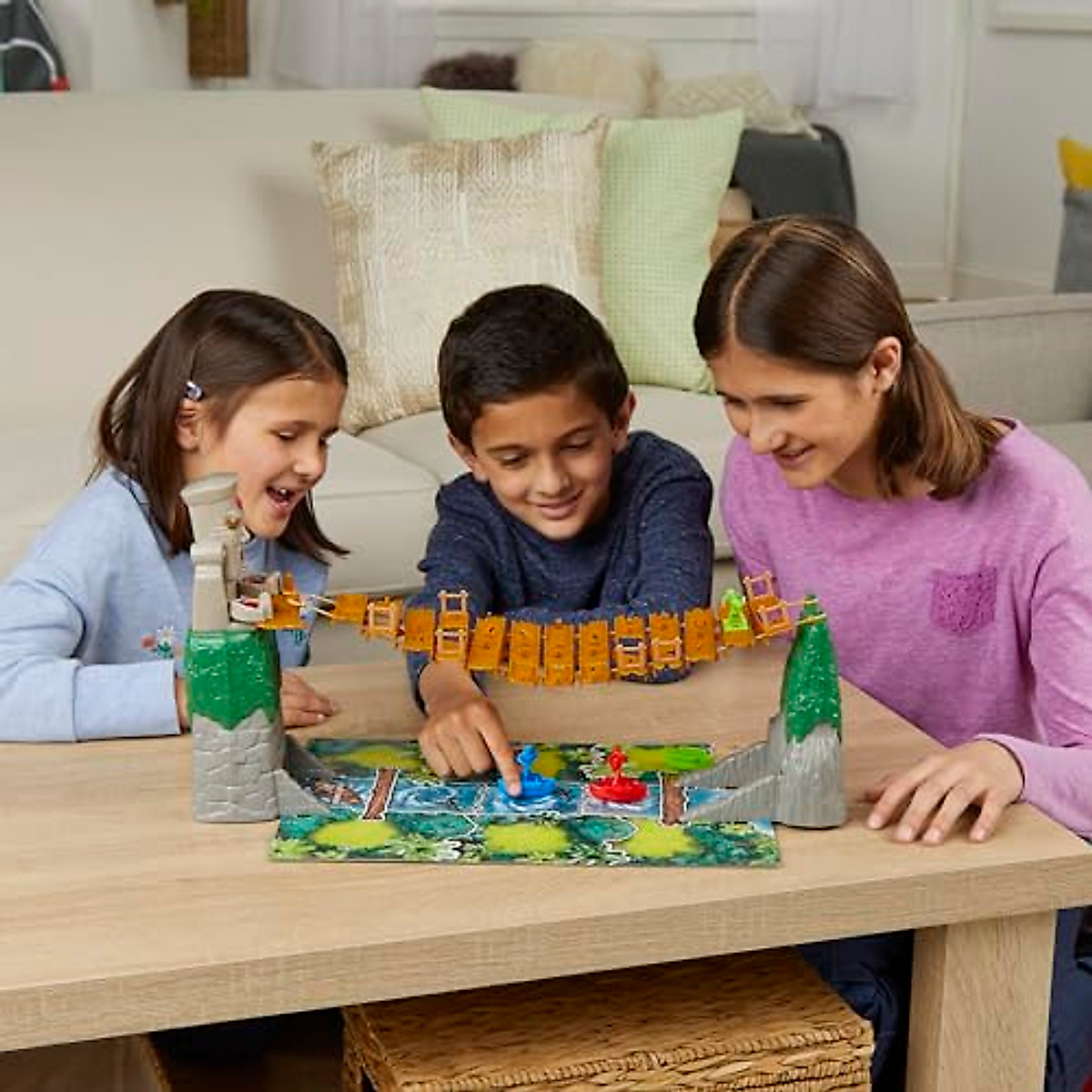 Hasbro Gaming Forbidden Bridge Game, Adventure Board Game, Fun Kids Game for Ages 7 and Up, Game for 2 to 4 Players