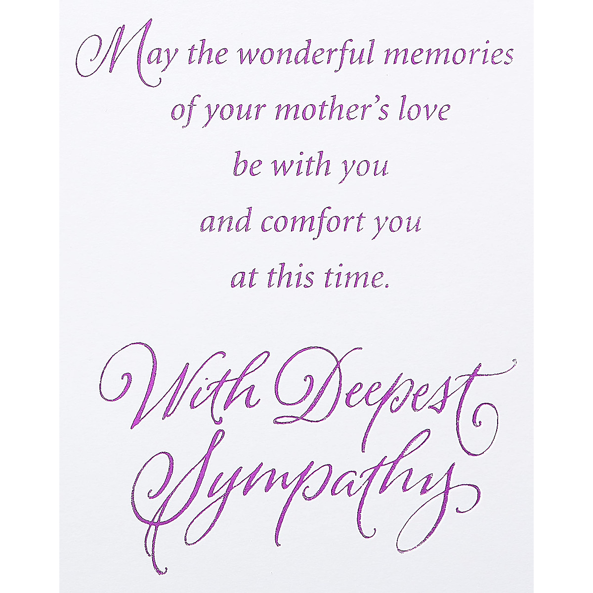 American Greetings Sympathy Card for Loss of Mother (Thinking of You)