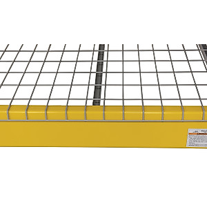 Vestil WMD-4246 Pallet Rack Wire Decking, 2500 lb. Uniform Capacity, 42" Length, 46" Width, 1.5" Height, Fits 1-1/2" Step Beam, 96" Beam Requires 2 Piece, Powder Coat Grey