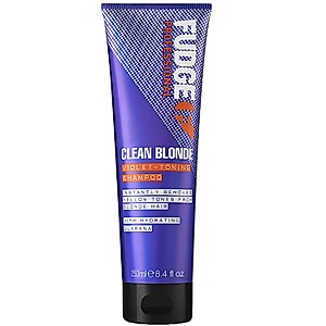 HATOLDLIY Fudge Clean Blonde Violet-Toning Shampoo 8.4 oz, Black, (100104033)