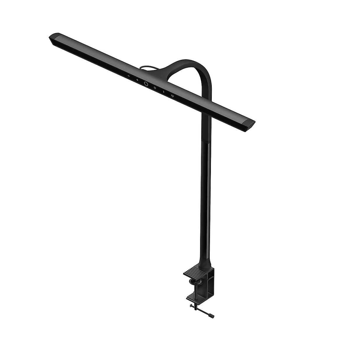 AETEE LED Architect Desk Lamp with Clamp Eye-Care and Desktop Use Desk Lamps for Home Office Dimming and Adjustable Color Temperature 12W Black