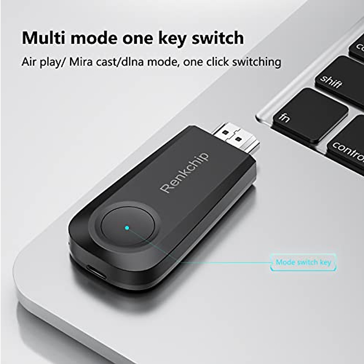 Charella #MAbW99 Wireless Display Adapter/Receiver Support Mirror Phone/Tablet/Laptop to HDTV Supports Select Android & Windows Device