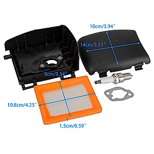 Lawn Mower Engine Air Filter Cover Base Cleaner Kit compatible for Kohler XT650 XT675 14-083-22 14-096-119-S