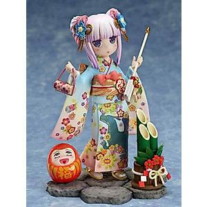 Furyu Miss Kobayashi's Dragon Maid: Kanna (Finest Kimono Version) 1:7 Scale PVC Figure, Multicolor