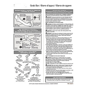 Delta Faucet DCL5916-BN Carlisle Bathroom Safety, 16 inch x 1 1/4" Decorative Grab Bar, Brushed Nickel