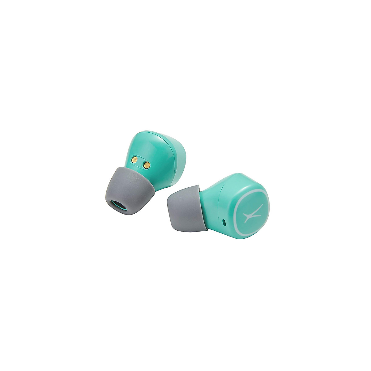 Altec Lansing Nanobuds - Truly Wireless Earbuds with Charging Case, TWS Waterproof Bluetooth Earbuds with Touch Controls for Travel, Sports, Running, Working (Mint)
