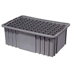 Lewis Bins+ LEWISBins Divider Box DC3050 22-3/8" x 17-3/8" x 5", Gray