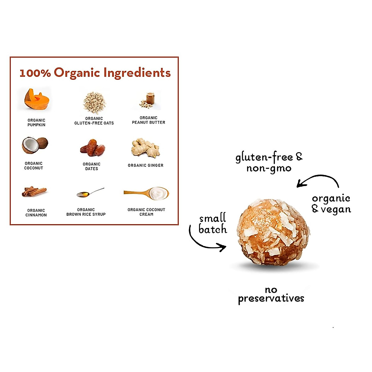 Lord Jameson: Pumpkin Spice 6 oz - Dog Patisserie Treats, Fall Holiday Collection, Organic, Soft & Chewy No-Bake Superfood Bites, Preservative Free