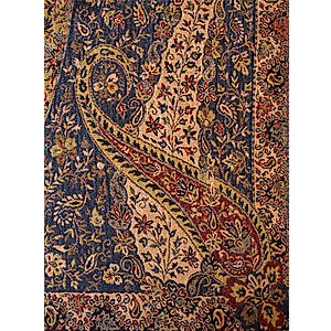 Large, Superior Kani Shawl. Paisley Jamawar from India. Warm, Heavy & Very Detailed