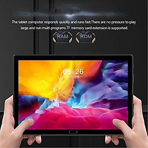 Android 5.1 Tablet, 10.1 inch HD Display 8-core 1+16GB ROM TF Expansion WiFi Blue-Tooth Tablet Best for Adults Working Childrens Boys Girls School Learning Birthday Gift, 25*19.8*5cm