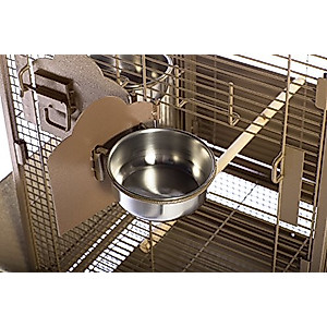 Prevue Pet Products 3351COCO Park Plaza Bird Cage, Coco Brown,Small