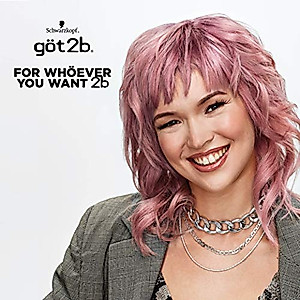Got2b Metallics Permanent Hair Color, M84 Sakura Pink