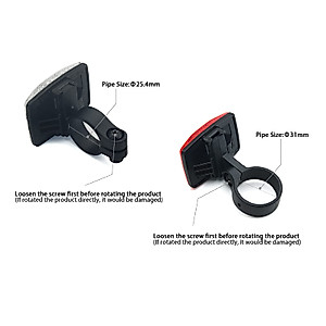 MFC PRO Black Front-Rear Wheel Road Bicycle Reflector Kit (White Reflector Kit)