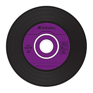 Verbatim 43426 52x Vinyl CD-R - Slim Case 10 Pack