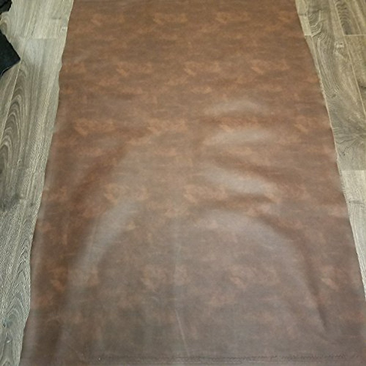 NAT Leathers | Tan Brown Matte Soft Faux Vegan Leather PU (Peta Approved Vegan) | 1 Yard (36 inch x 54 inch Wide) Cut by The Yard | Synthetic Pleather 0.9mm Nappa Smooth Upholstery | 36"x54"