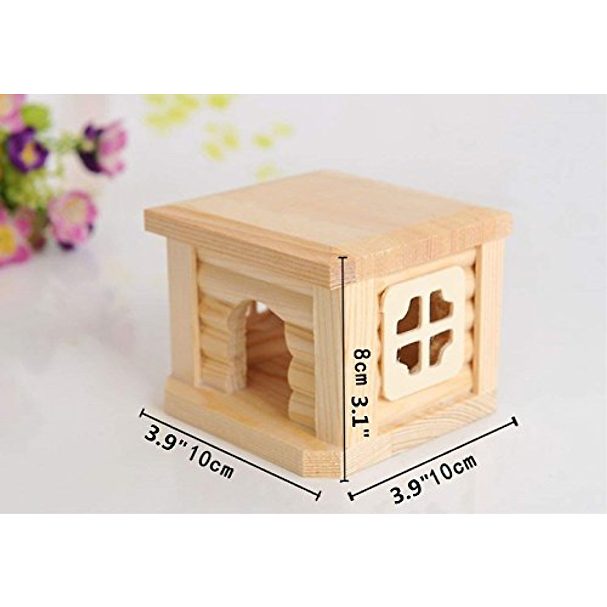 Litewoo Hamster Hideout Chewable Toys Wooden Accessories—— Hut