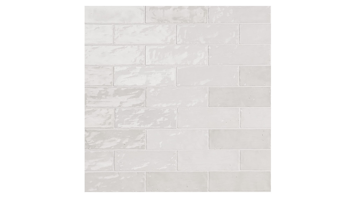 Kingston White Ceramic Wall Tile - 36 Pieces, 5.38 Sq. Ft.