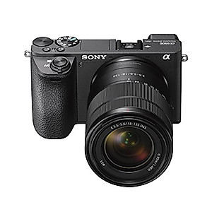 Sony a6500 Mirrorless Camera with 18-135mm Lens with LCD, 3", Black