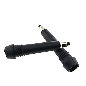 Alpenstock Tip E-outstanding 4PCS Black Carbon Tungsten Steel Trekking Rod Tip Replacement for Hiking Walking Treking Carbide Flextip