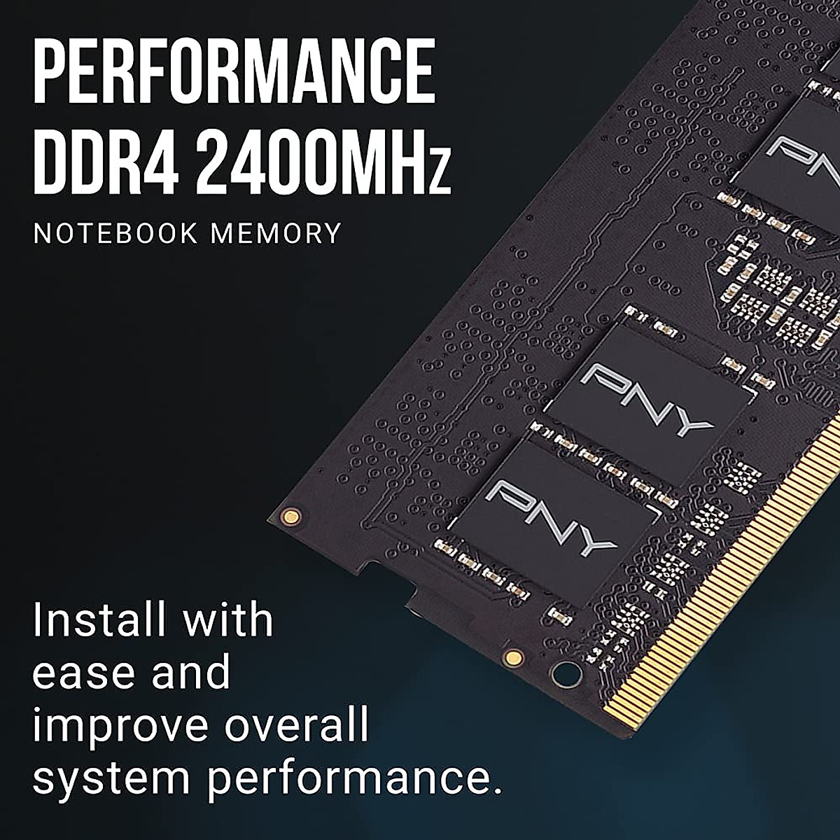 PNY Performance 8GB DDR4 2400MHz (PC4-19200) CL17 1.2V Notebook/Laptop (SODIMM) Computer Memory – MN8GSD42400