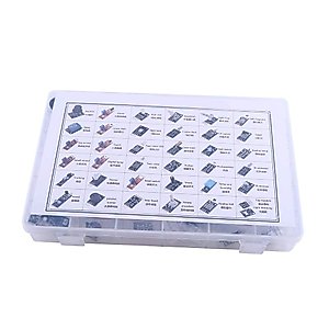 37 in 1 Sensor Modules Kit,Electronic Components kit,detect Temperature, Humidity, Sound, Light, Infrared, Motion,for MCU Education User with Box