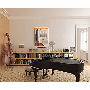 QMG Cello Fingering Chart with Color-Coded Notes, Cello Scales Techniques Suitable for All Levels