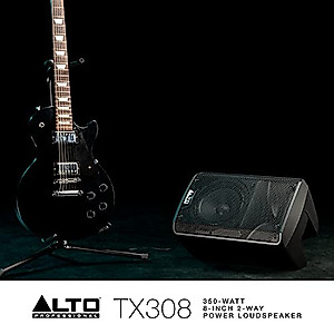 Alto Professional TX308 – 350W Powered DJ Speakers, PA System with 8" Woofer for Mobile DJ and Musicians, Small Venues, Ceremonies and Sports Events