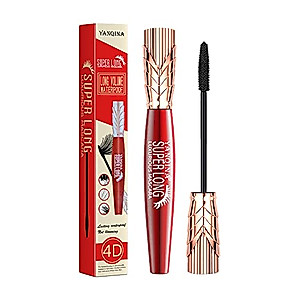 Mascara Two Faced 4d Fiber Mascara, Waterproof-Fiber Long Curly, No Dizzy, Crown Shaped Mascara 10ml Celebration Gift Set