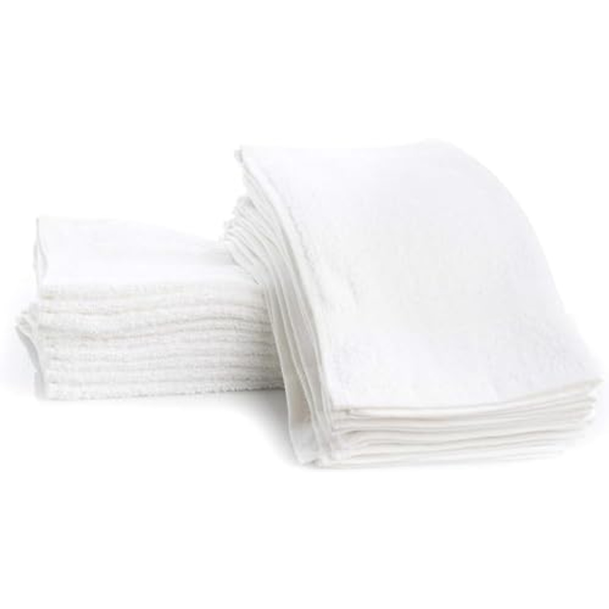 SupremePlus 100% Cotton Wash Cloths – 12x12 Inches Washcloths – Soft, Face and Body Towels, Highly Absorbent Towels for Bathroom, Hand, Kitchen and Cleaning (48-Pack)