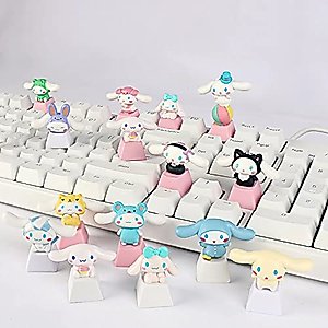 Novelty Keycaps Gaming Accessories Mechanical Keyboard Keycap Personality Design Cartoon Cherry MX Axis Anim Keycap (Single R4 Keys (KIT 7)