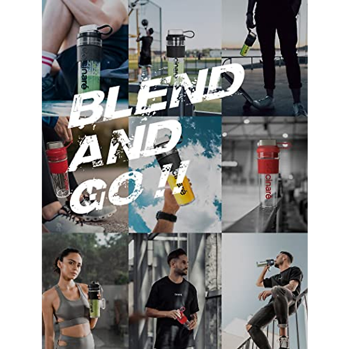 Cocinare GoPower Elite Blender (Red) & Blender Cup (Red)