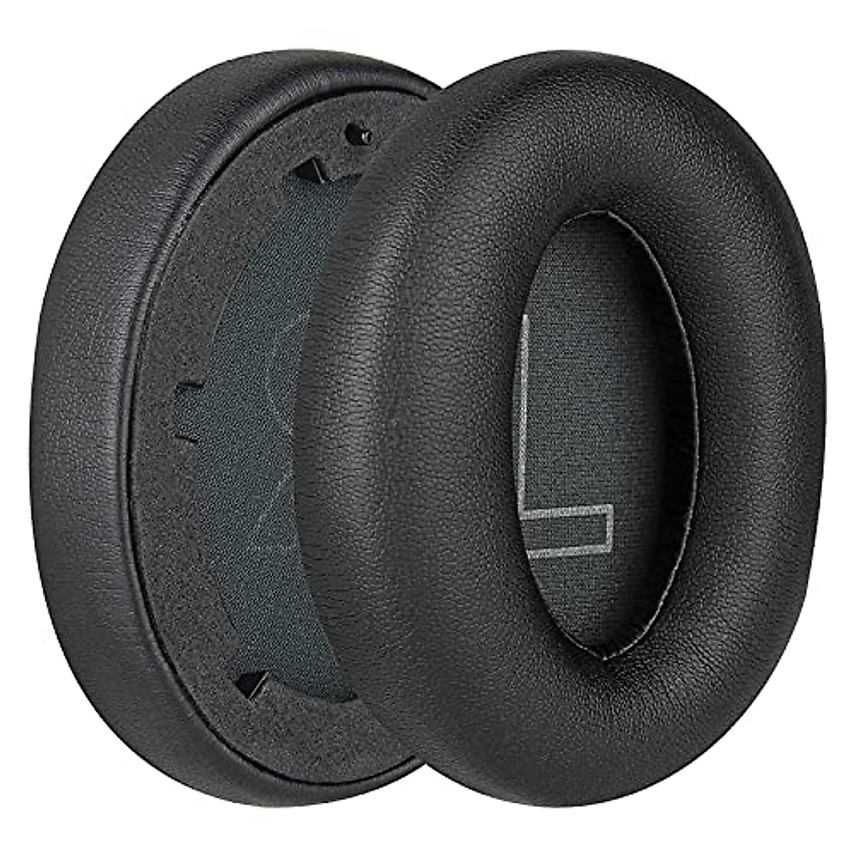 Geekria QuickFit Replacement Ear Pads for Anker Soundcore Life Q20, Q20BT Headphones Earpads, Headset Ear Cushion Repair Parts (Black)
