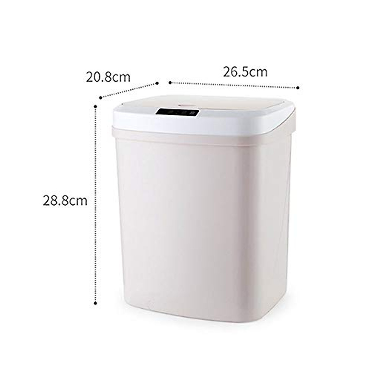 WPYYI Creative Bedroom Office Rechargeable New Plastic Smart Sensor Trash Garbage Cans Mute Automatic Trash Bin Household Paper ( Color : D )