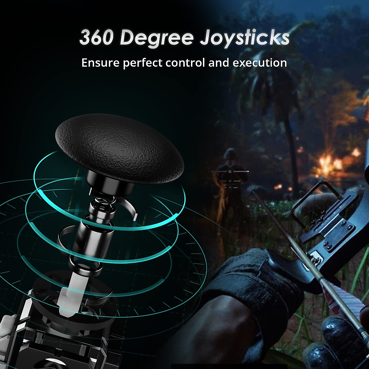 CHENGDAO Controller for PS3 2 Pack Wireless Controller for Playstation 3 Game Remote with Double Shock, Upgrade Joystick Control for PS3 Remote with Rechargeable Battery, 6-Axis & USB Charging Cable