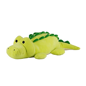 Avocatt Green Alligator Plushie Toy - 12 Inches Stuffed Animal Plush Gator - Plushy and Squishy Crocodile with Soft Fabric and Stuffing - Cute Toy Gift for Boys and Girls