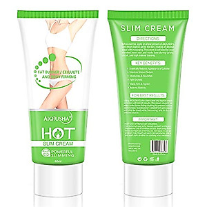 Hot Cream 2 Pack, Cellulite Slimming & Firming Cream, Body Fat Burning Massage Gel for Shaping Waist, Abdomen and Buttocks