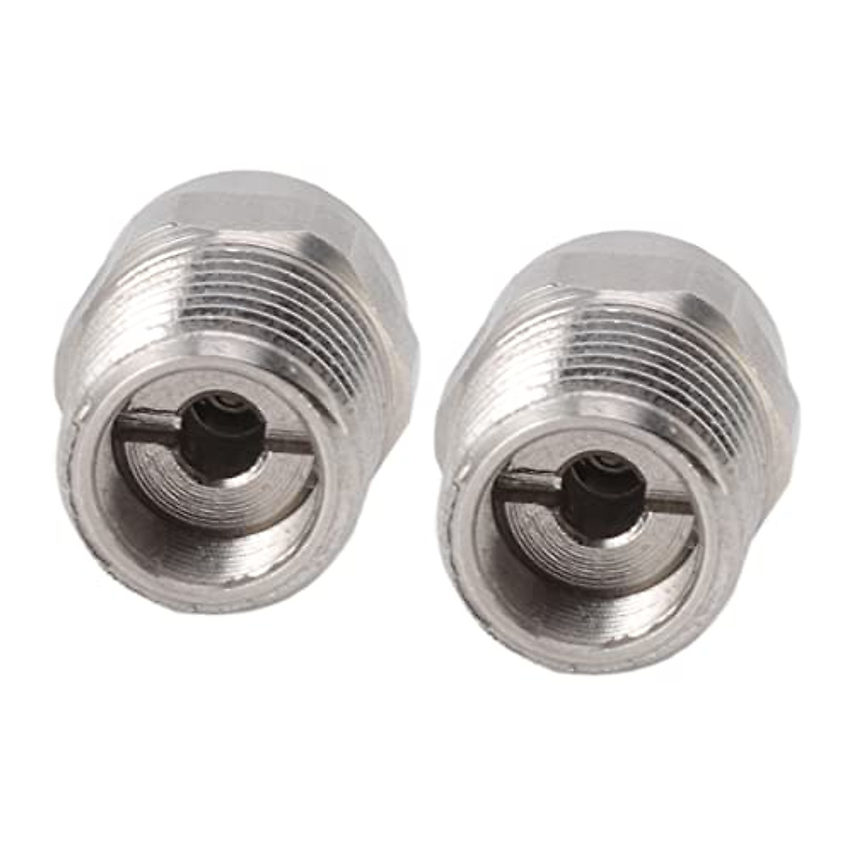 Jeanoko Misting Nozzle, Garden Atomization System External Thread Stainless Steel 2PCS Multi Purpose for Watering