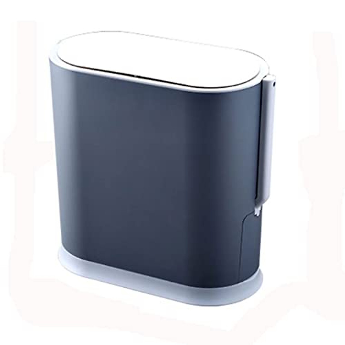 N/A 8L Smart Trash Can Household Induction Waterproof Toilet Cover Toilet Brush Integrated Paper Baske Trash Bin ( Color : OneColor , Size : 30*32*15cm )