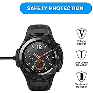 Fashioneey Compatible with Huawei Watch 2 Charger, Replacement USB Charging Cable Cord Dock Accessories Adapter for Huawei Watch 2 Pro Sport/Classic