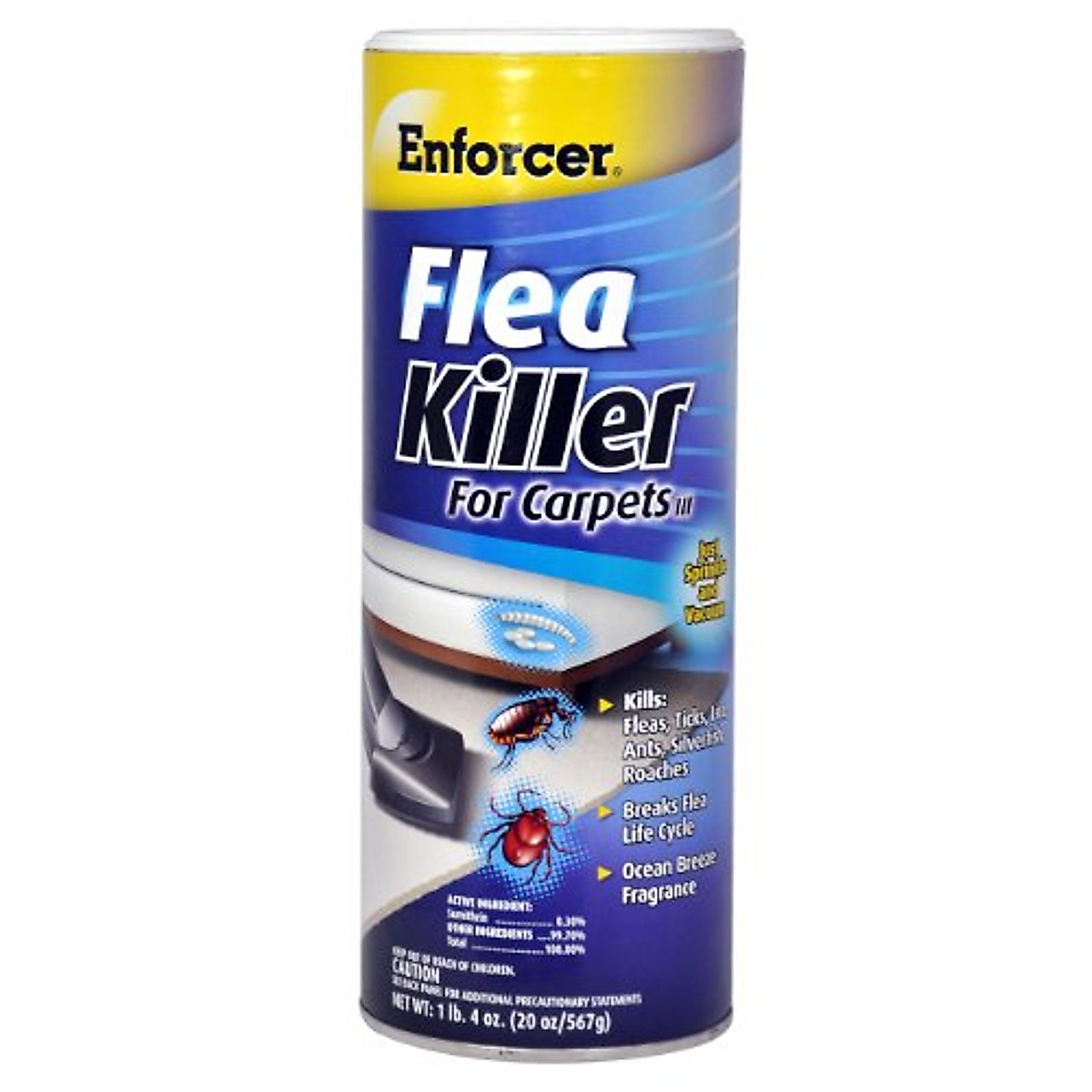 Enforcer 20-Ounce Flea Killer for Carpet, Ocean Breeze Fragrance