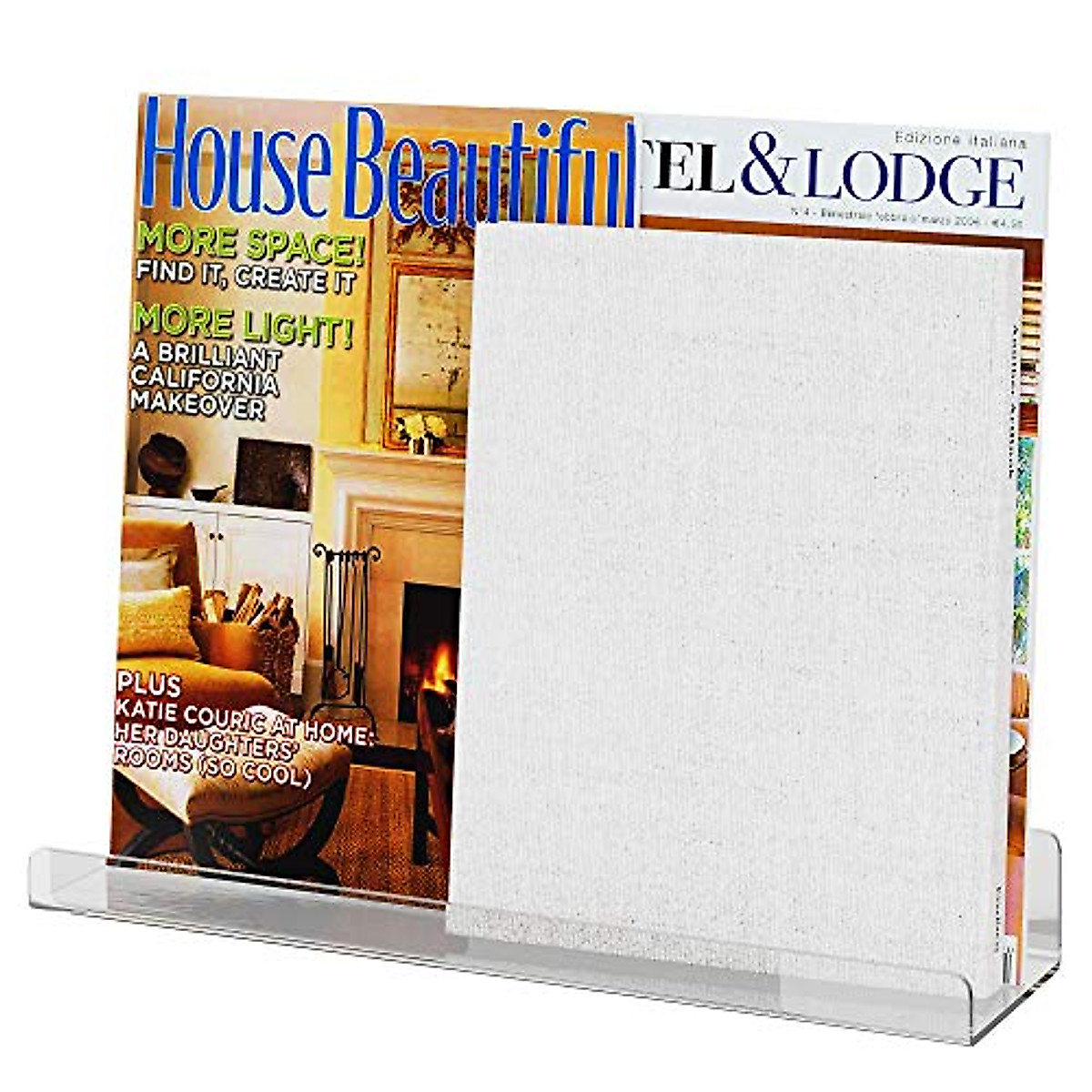 Unum Set of 3 15" Acrylic Floating Wall Ledges/Display Shelves – 5MM Thick Invisible Spice Racks - Crystal Clear Photo Ledge - Nursery/Kids' Bookshelf - 15" L x 4" D x 2" H (3-Pack)