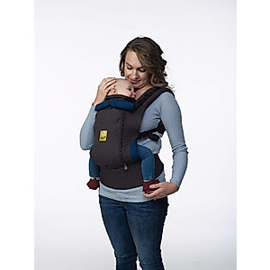 LILLEbaby Fundamentals 4-in-1 Position Baby Carrier, All Seasons - Steel