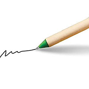 Cheersville 5 Pack of Pencil Lookalike Pens With Motivational Quotes - Ballpoint Black Ink Teacher Office Supplies Teamwork Environmentally Friendly and Biodegradable - Gift for Employee