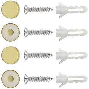 ZOOHOT 22.5cm Wine Glass Rack - Under Cabinet Stemware Wine Glass Holder Glasses Storage Hanger Metal Organizer for Bar Kitchen, Gold Finish (2 Rows, 1 Pack)