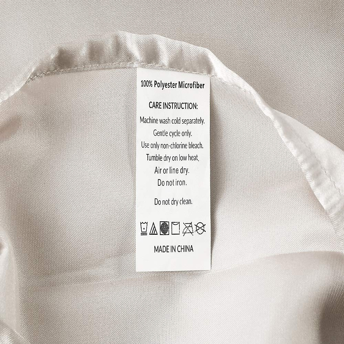 LCBD Silky Satin Toddler Pillowcases Set of 2, Super Soft Travel Pillow Covers, Small Kids Pillow Cases with Envelope Closure, 13"x 18", Silvergrey