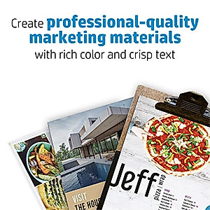 HP Enhanced Business Paper, Matte, 8.5x11 in, 40 lb, 150 sheets, works with inkjet and PageWide printers (9ZE20A)