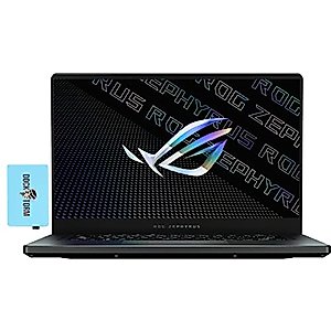 ASUS ROG Zephyrus G15 15.6" 165Hz LED 2K QHD Gaming Laptop (AMD Ryzen 9 5900HS 8-Core, 16GB RAM, 8TB PCIe SSD, GeForce RTX 3080 8GB GDDR6, RGB Backlit KB, WiFi 6, BT 5.2, W11P) w/Dockztorm Dock