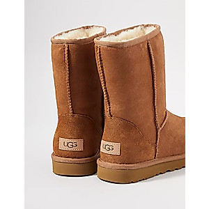 UGG Women's Classic Short II Boot, Chestnut, 8 M US