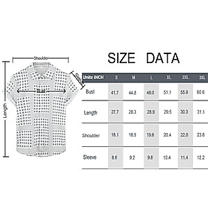 CONGJI Mens Casual Button Down Shirts Hawaiian Shirts Short Sleeve Button Down Beach Shirts (Green, L)